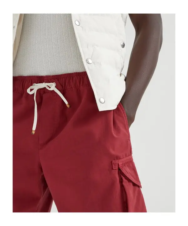 Brunello Cucinelli Cargo Shorts With Drawstring Waist