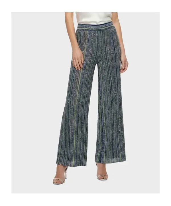 Missoni Sequin-embellished Striped Palazzo Pants