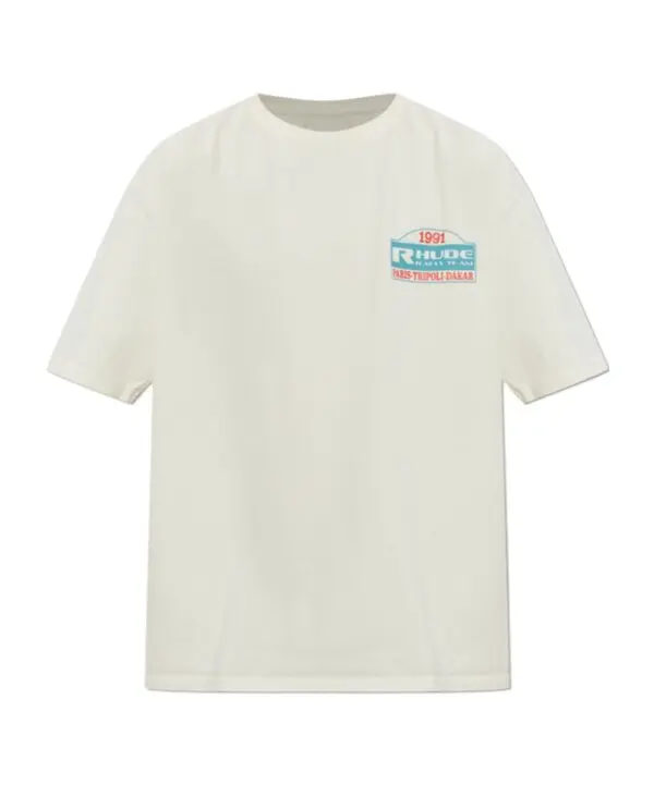Rhude Graphic-print T-shirt - Cream