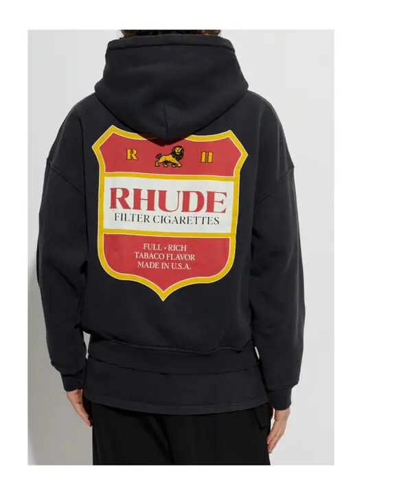 Rhude Full Zip Hooded Sweatshirt