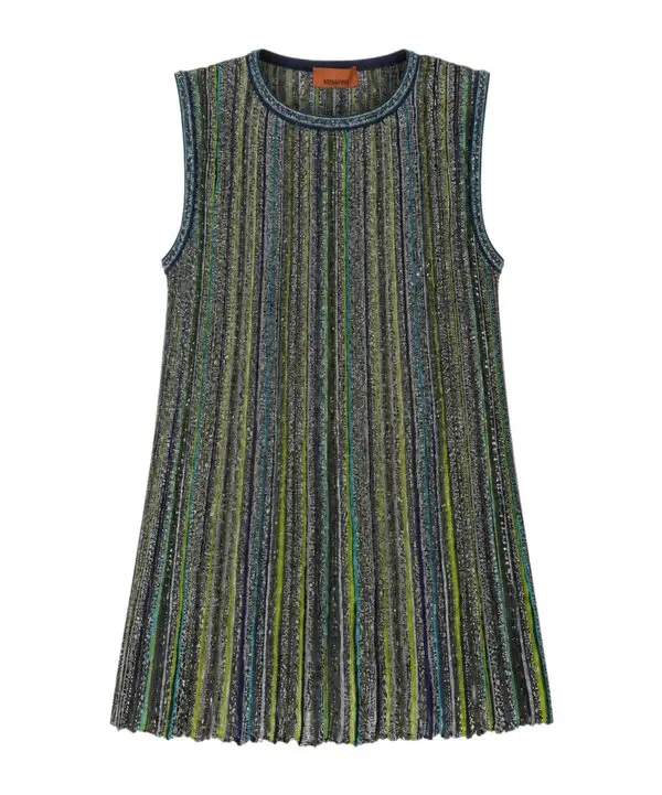 Missoni Sleveless Striped Tank Top - Green