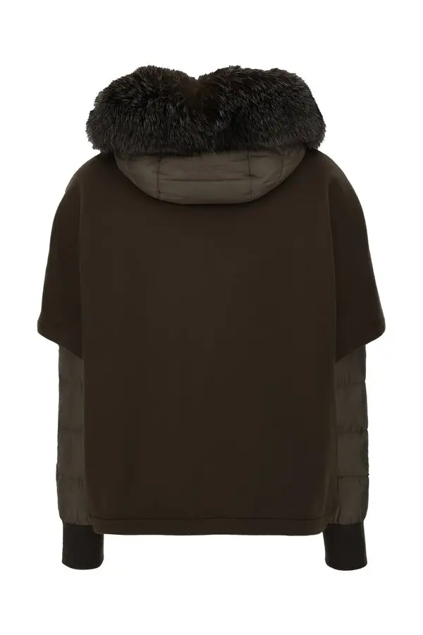 MOORER Long-sleeve Hooded Down Jacket