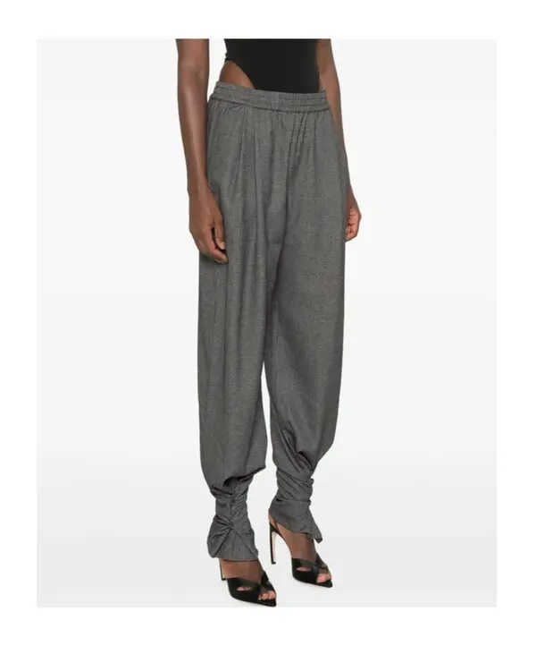 Andamane Buttoned-cuff Elasticated-waist Trousers