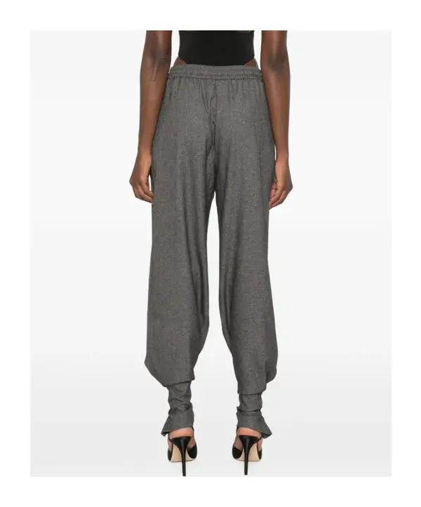 Andamane Buttoned-cuff Elasticated-waist Trousers