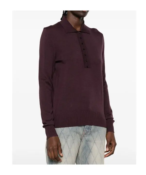 Pinko Vadus Fine-knit Polo Top