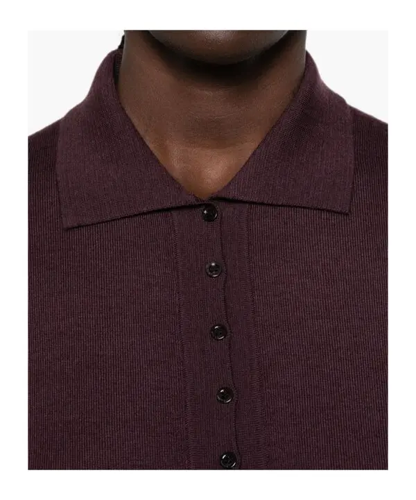 Pinko Vadus Fine-knit Polo Top