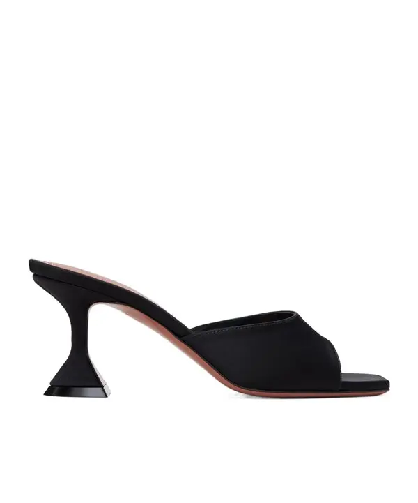 Amina Muaddi Lupita 70 High-heeled Sandals - Black