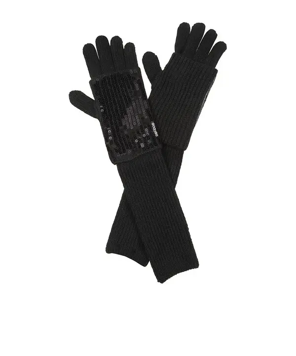 Pinko Ribbed Gloves
