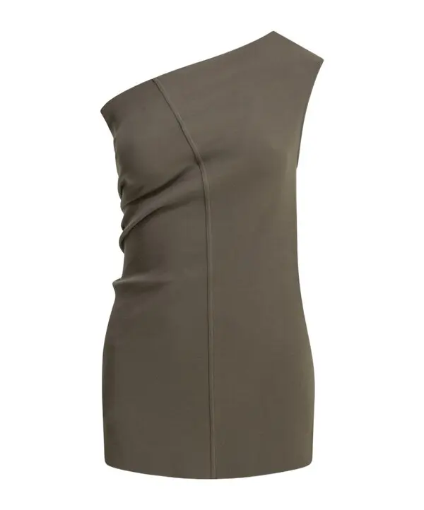 Rick Owens Athena' One-shoulder Top - Green