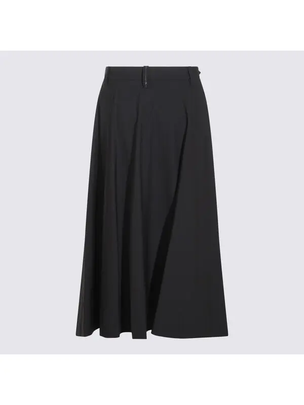 Brunello Cucinelli Pleated Midi Skirt