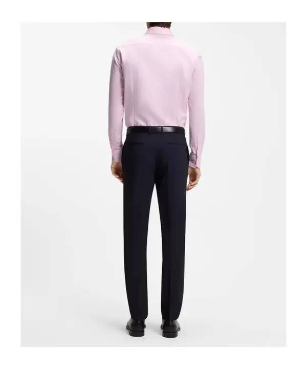 Hugo Boss Slim-fit Long-sleeve Shirt - Pink