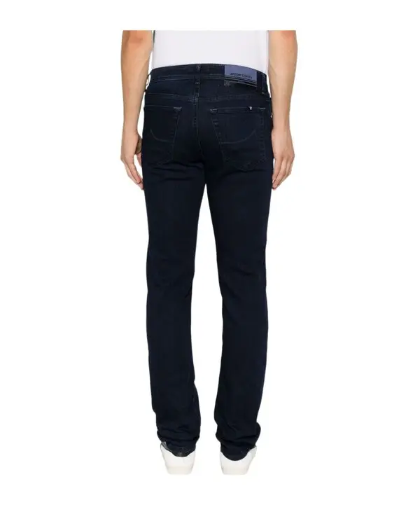 Jacob Cohen Logo Patch Slim-fit Jeans