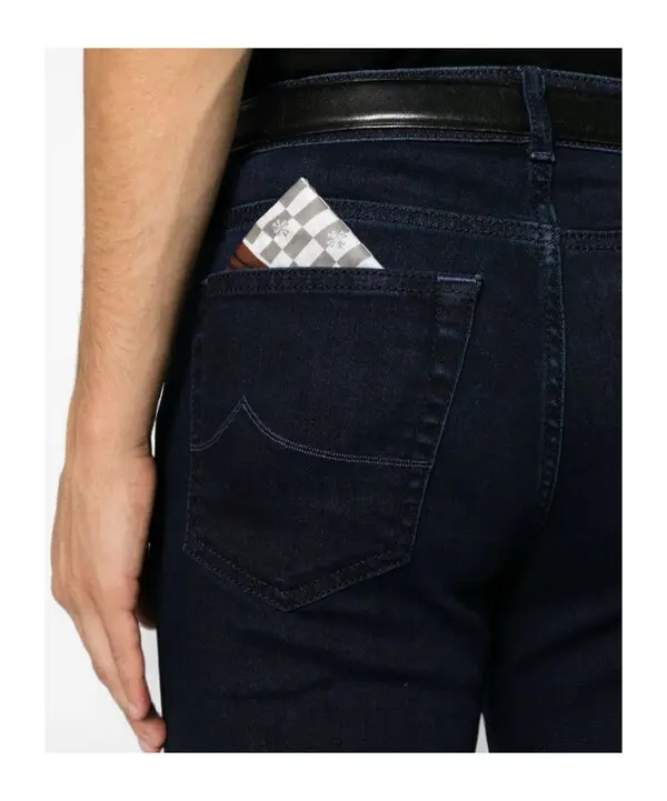 Jacob Cohen Logo Patch Slim-fit Jeans