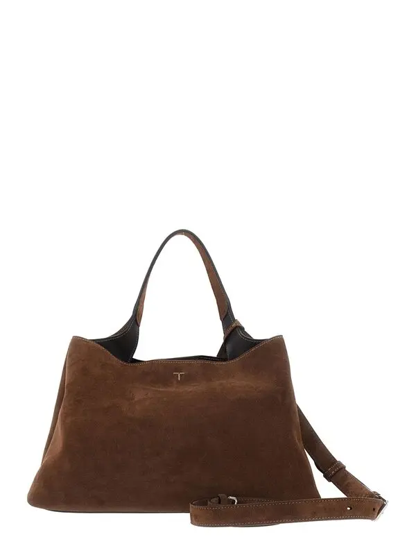 TOD'S T-plaque Top Handle Bag