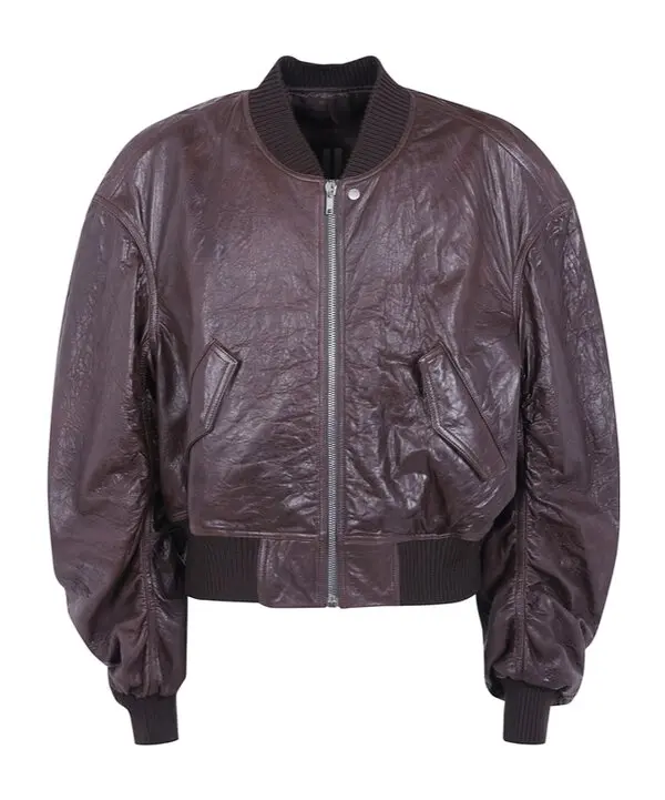 Rick Owens Long-sleeve Leather Jacket