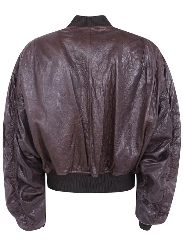 Rick Owens Long-sleeve Leather Jacket