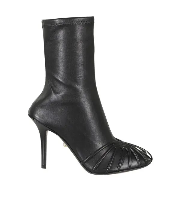 ALEVI MILANO Karen Stiletto Ankle Boots - Black