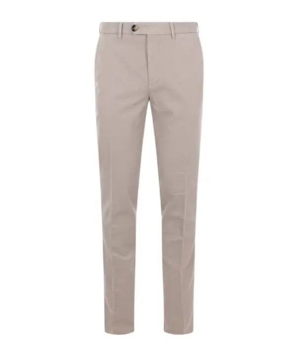 Brunello Cucinelli Straight-leg Chino Pants - Beige