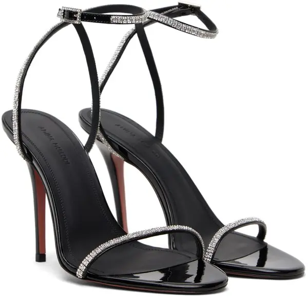 Amina Muaddi Diamante 105 High-heeled Sandals