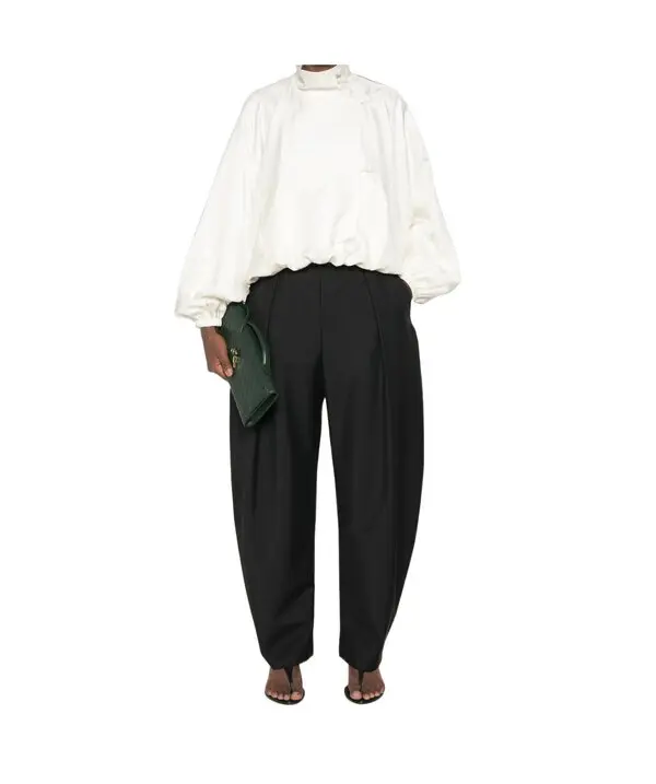 RÓHE Pleated Wide-leg Trousers