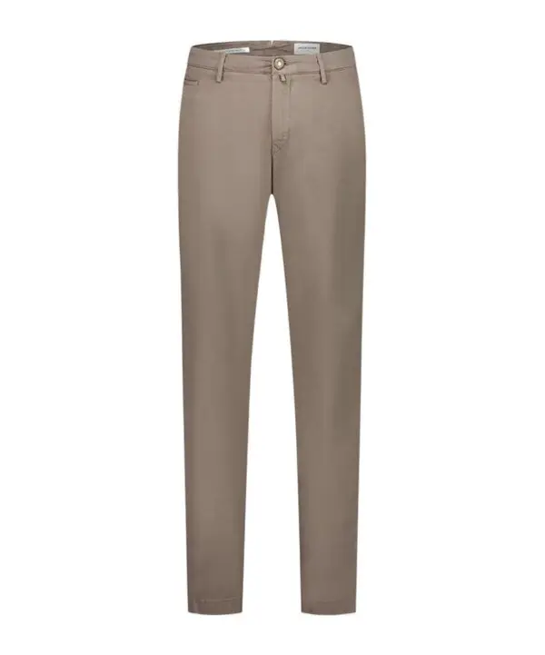 Jacob Cohen Logo Patch Slim-fit Tapered Pants - Grey