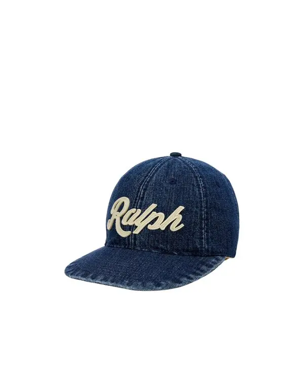 Polo Ralph Lauren Script Logo Baseball Hat - Denim