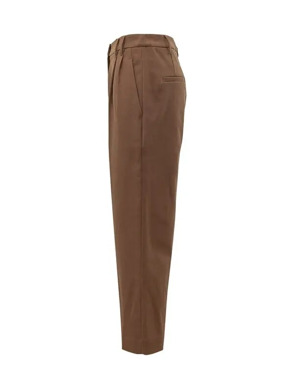 Brunello Cucinelli Pleated Tapered Trousers