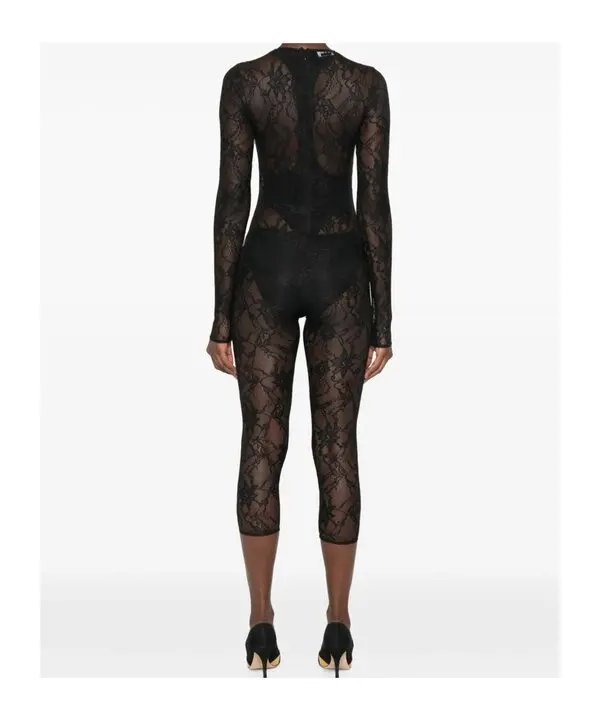 Andamane The Attico Sheila Floral-lace Jumpsuit