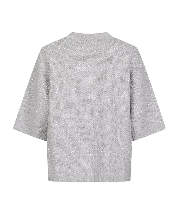Fabiana Filippi Short Sleeve Crew Neck Sweater