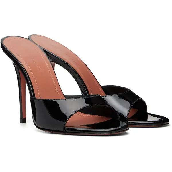 Amina Muaddi Elodie 105 High-heeled Sandals - Black