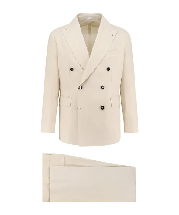 Tagliatore Double-breasted Suit - Nude