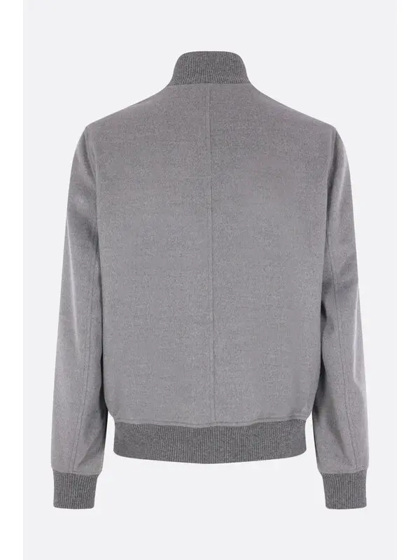Brunello Cucinelli Long-sleeved Buttoned Jacket With High Collar - No