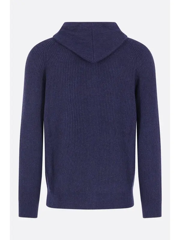 Brunello Cucinelli Ribbed Knit Zip-up Cardigan With Embroidered Logo