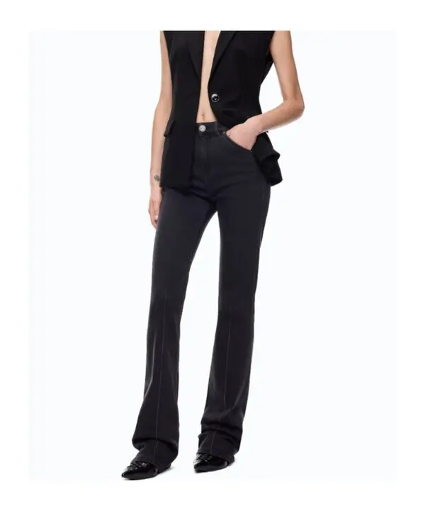 Pinko Flared Stretch Denim Jeans