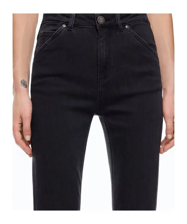 Pinko Flared Stretch Denim Jeans