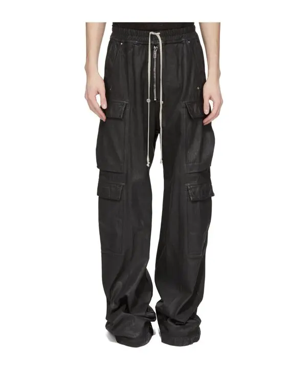 Rick Owens Double Cargo Jumbo Belas - Black