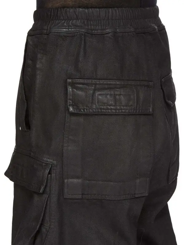Rick Owens Double Cargo Jumbo Bela Pants - Black