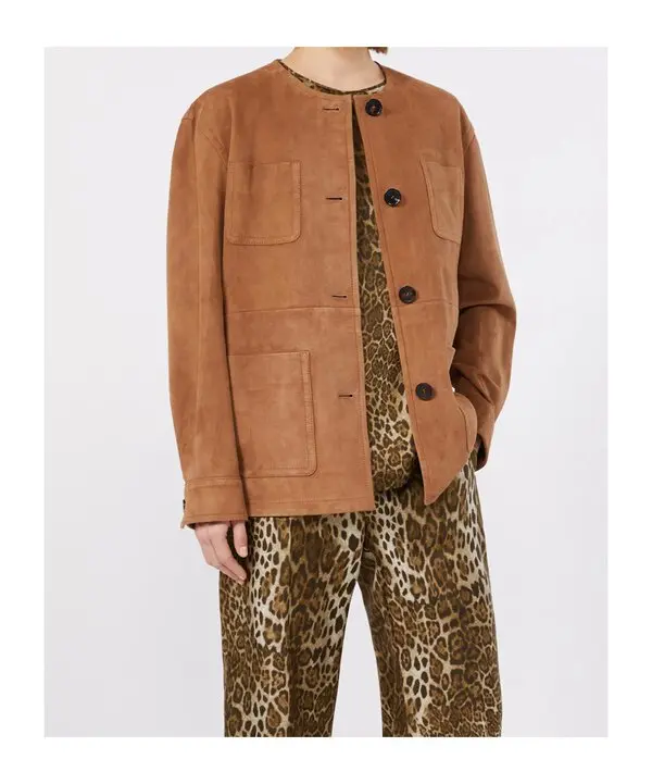 Max Mara Boemia Suede Belted Jacket