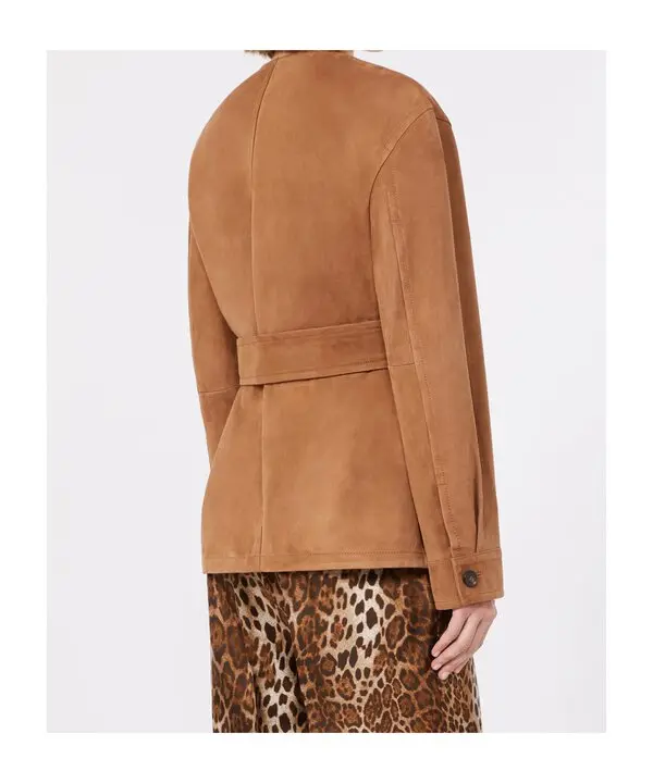 Max Mara Boemia Suede Belted Jacket
