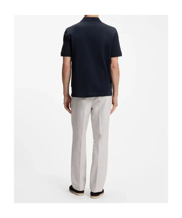 Hugo Boss Jacquard-knit Polo Shirt