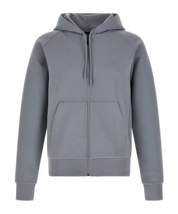 Hugo Boss Long-sleeve Hooded Sweatshirt - Grey