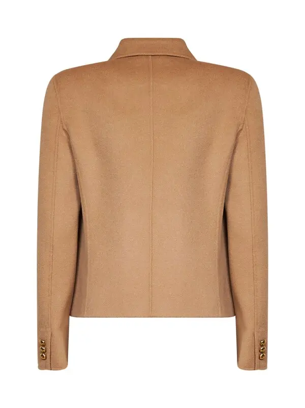 Max Mara Venere Button-up Jacket - Brown