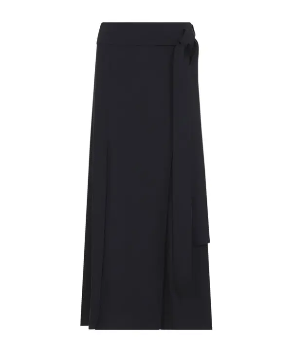 Studio Nicholson Pleated Belted Midi Skirt
