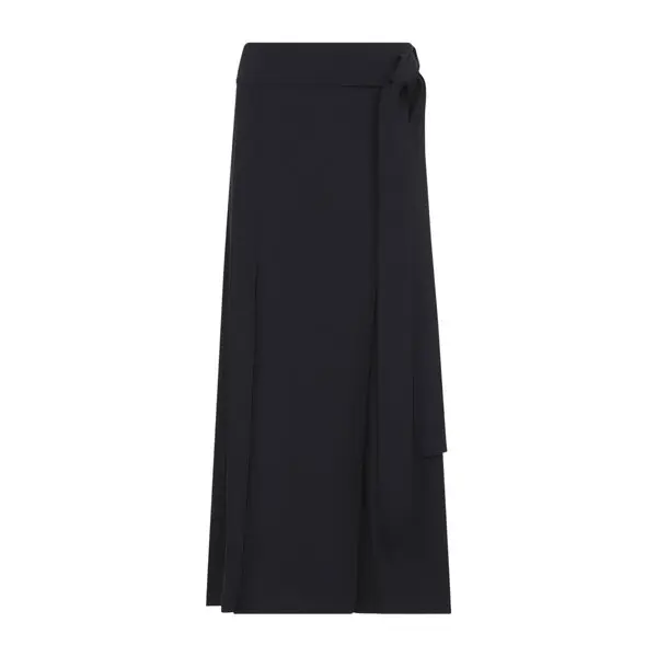 Studio Nicholson Pleated Belted Midi Skirt