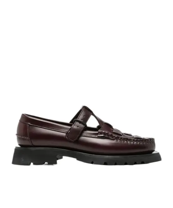 Hereu Woven Buckle Loafers