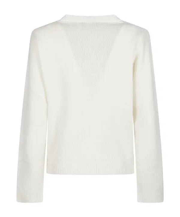 Fabiana Filippi V-neck Long Sleeve Sweater