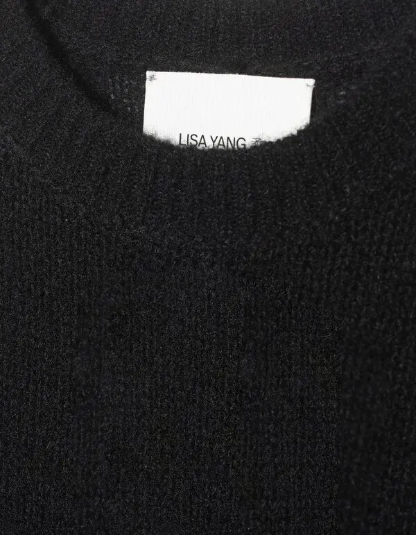 LISA YANG Long Sleeve Sweater - Black