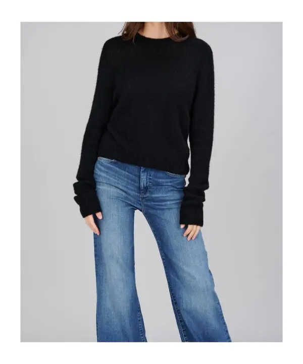 LISA YANG Long Sleeve Sweater - Black
