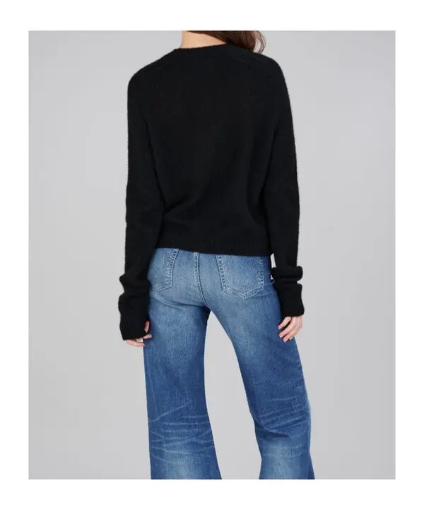 LISA YANG Long Sleeve Sweater - Black