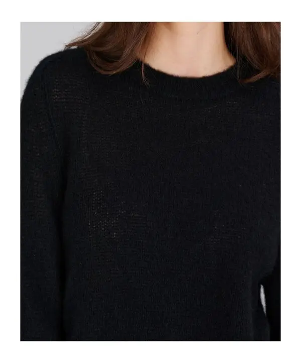 LISA YANG Long Sleeve Sweater - Black
